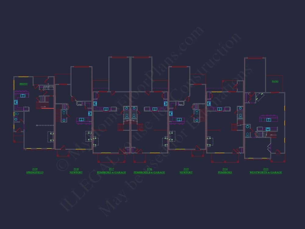 Traditional Suburban Home Plan - 3-Bed, 2-Bath, 1,664 SF