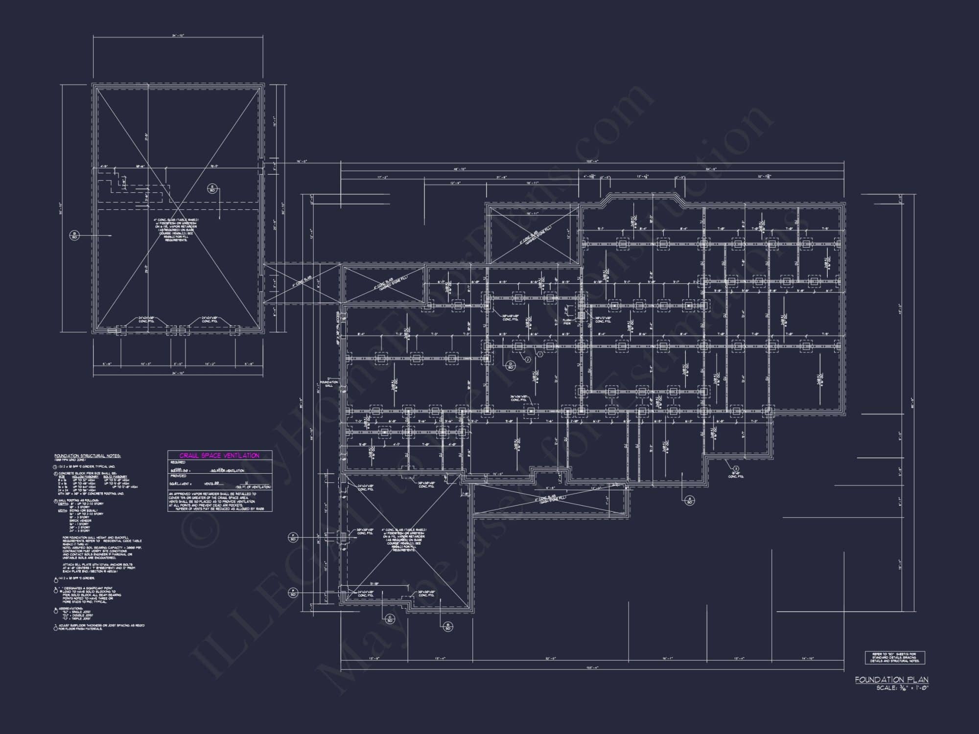 Luxury House Plan with Spacious Floor Plan, CAD Designs & Blueprint