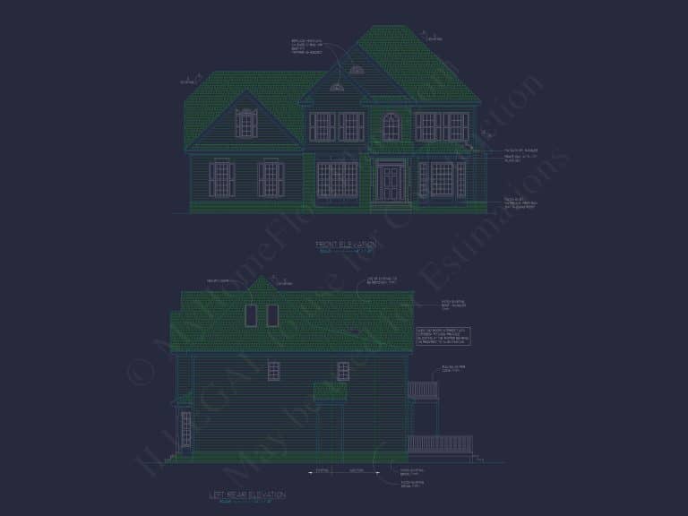 Stunning 3-Floor House Plan | Detailed Blueprint Designs