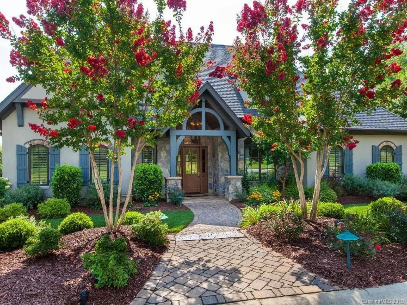 Elegant House Floor Plan | French Country Ranch Design Blueprint