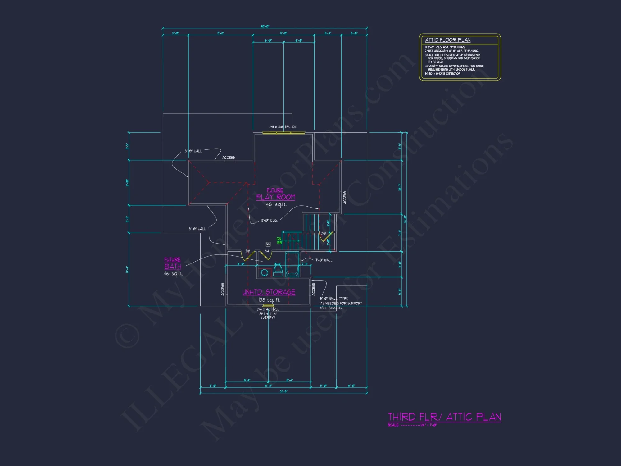 Custom House Floor Plan with CAD Blueprints and Craftsman Design