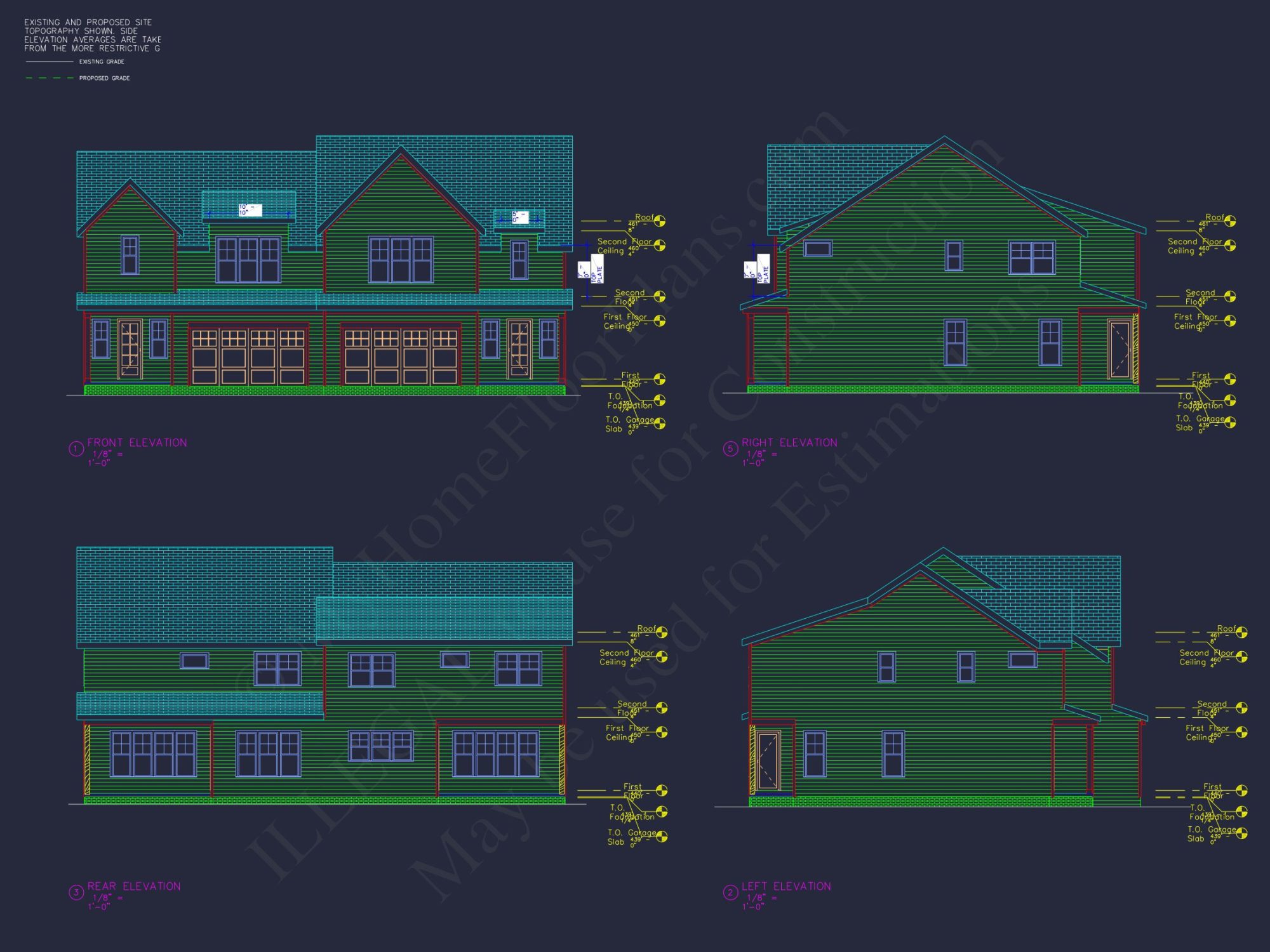 Modern Duplex House Plan with Spacious Floor Designs & CAD Blueprints