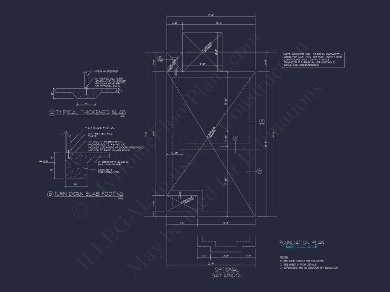 Craftsman House Plan with 2-Story Design and CAD Blueprint