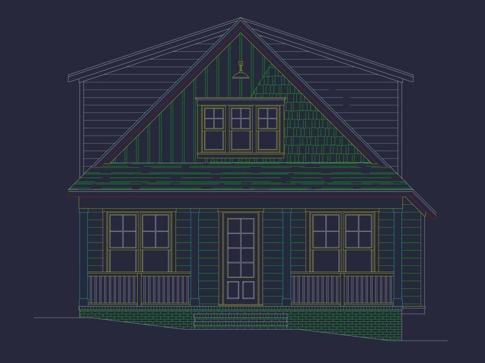 Traditional Cottage Home Plan - 3-Bed, 2-Bath, 1,550 SF
