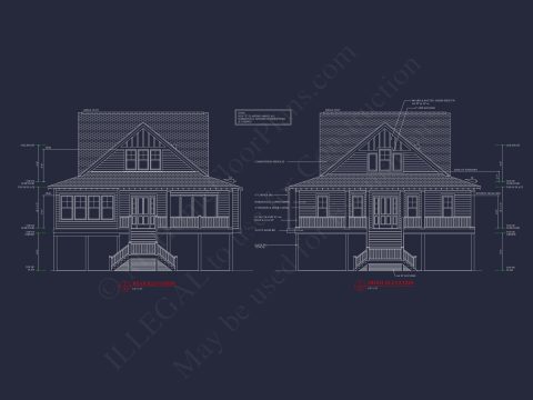 Cottage Home Plan - 3-Bed, 3-Bath, 5,693 SF