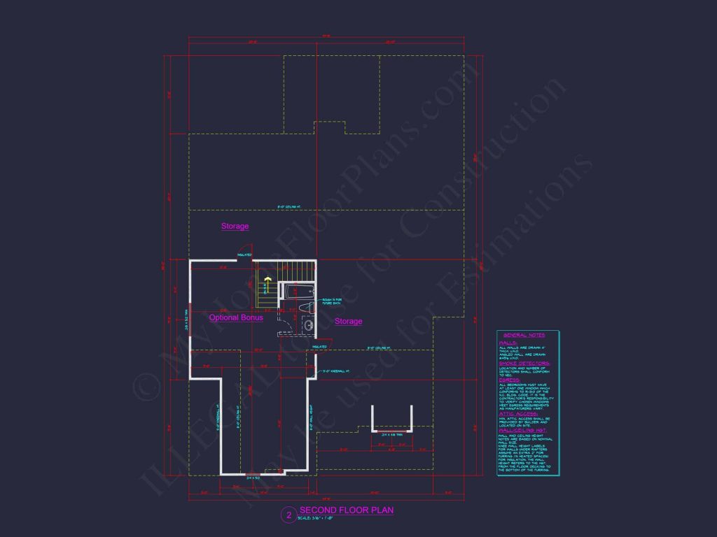 Dutch Colonial Home Plan - 3-Bed, 2.5-Bath, 2,350 SF