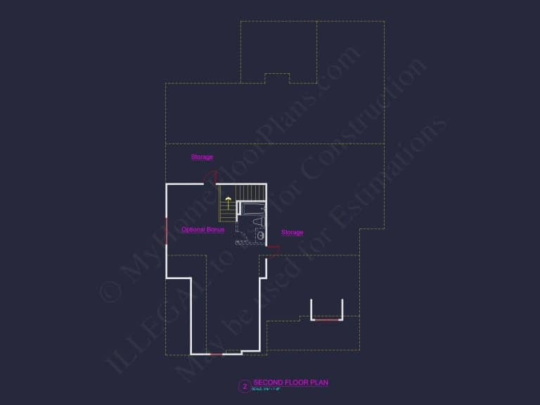 Dutch Colonial Home Plan - 3-Bed, 2.5-Bath, 2,350 SF