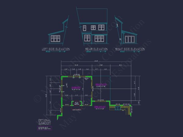 Modern Farmhouse Home Plan - 3-Bed, 2.5-Bath, 2,134 SF