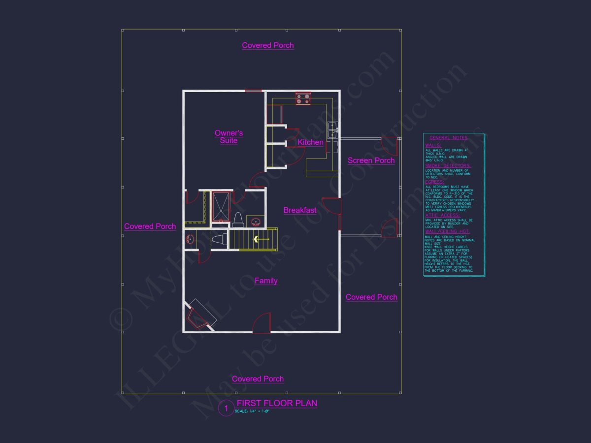 Modern Farmhouse Home Plan - 3-Bed, 2.5-Bath, 1,850 SF