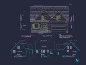 Cape Cod House Plan - 3-Bed, 2.5-Bath, 2,050 SF