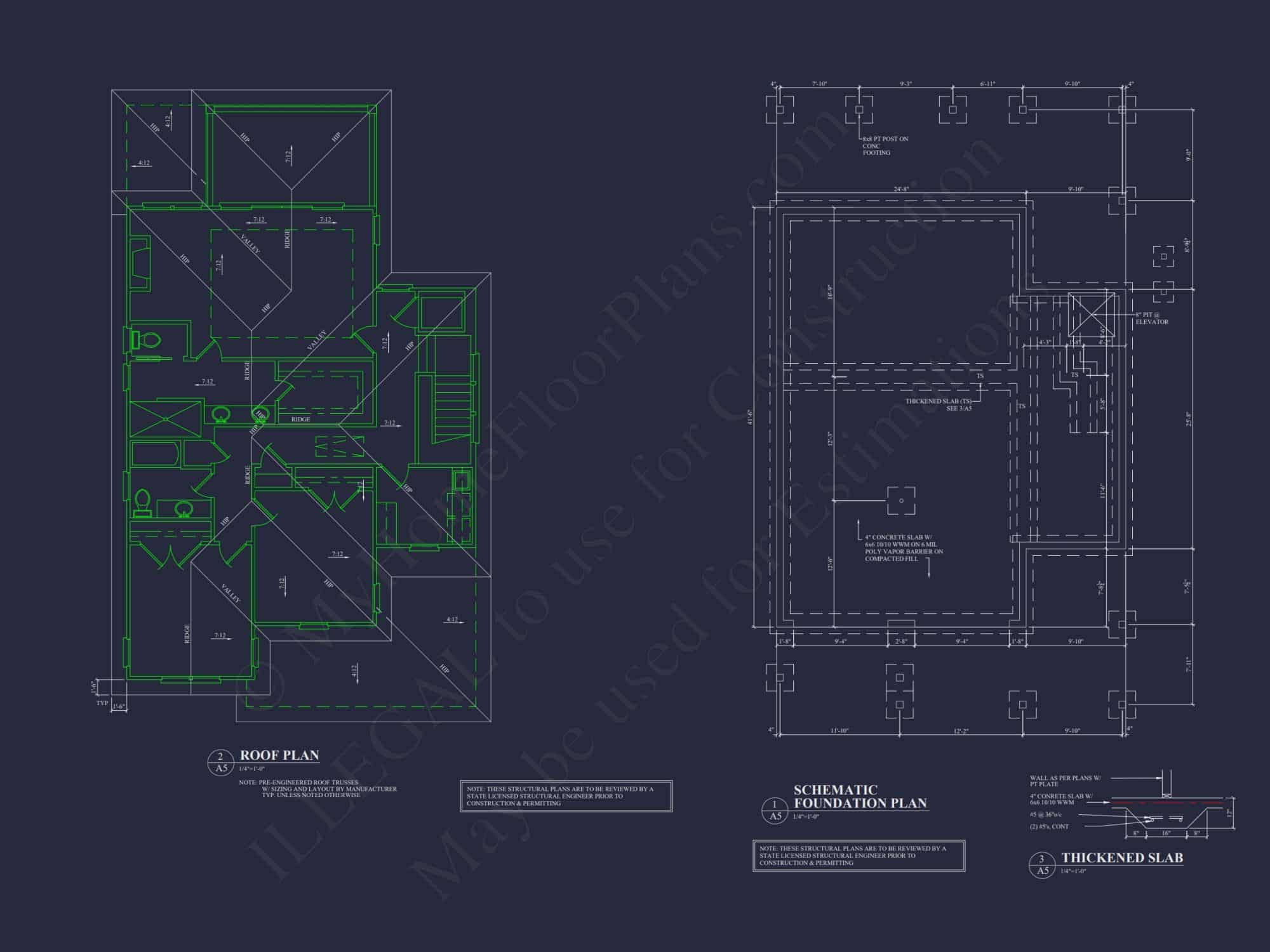 Coastal Home Plan - 4-Bed, 3-Bath, 2,665 SF