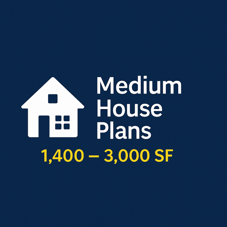 Medium Home Plans | 1,400 to 3,000 Sq Ft Versatile Designs