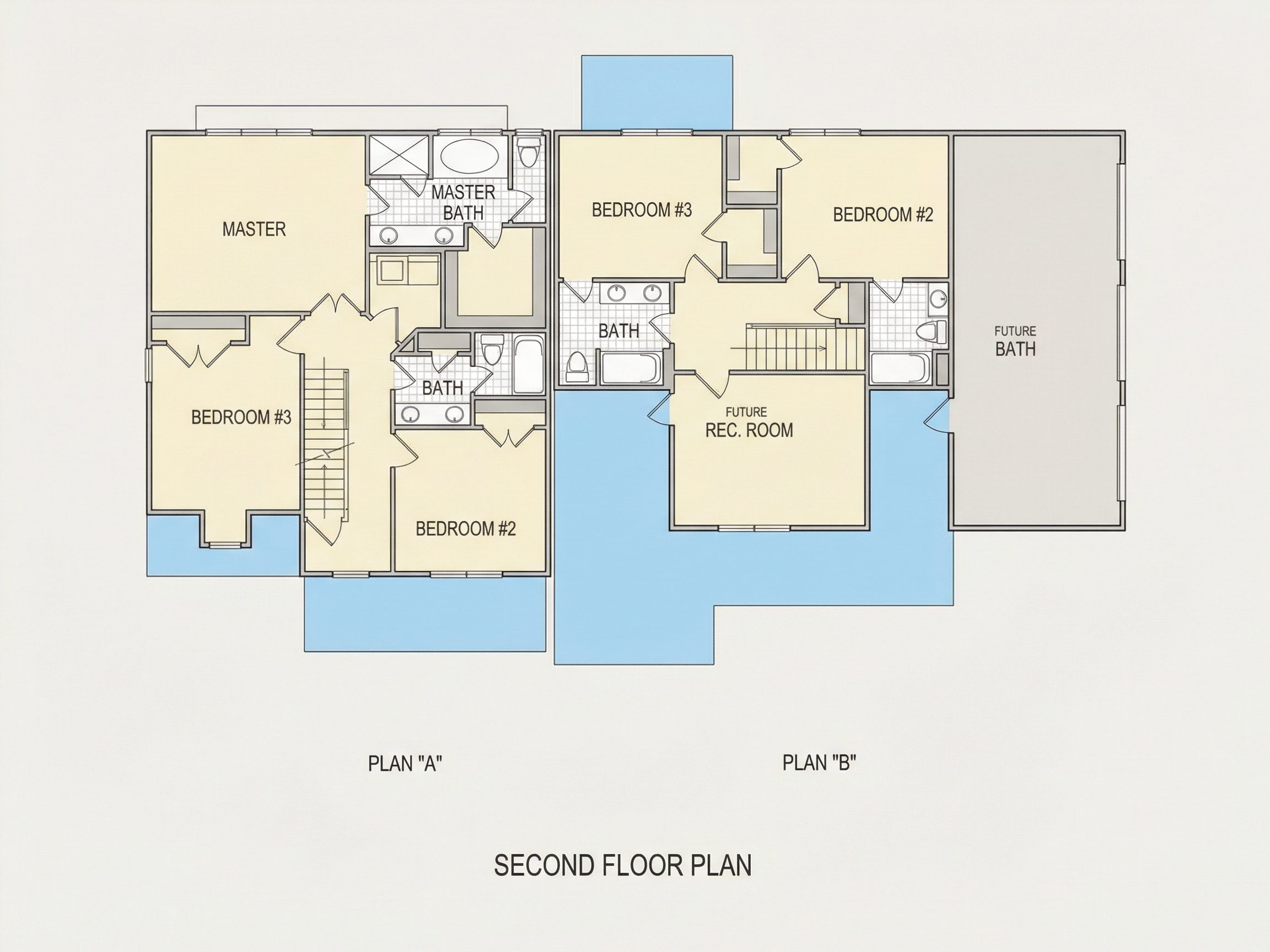 Traditional Suburban Home Plan - 4-Bed, 3-Bath, 2,800 SF
